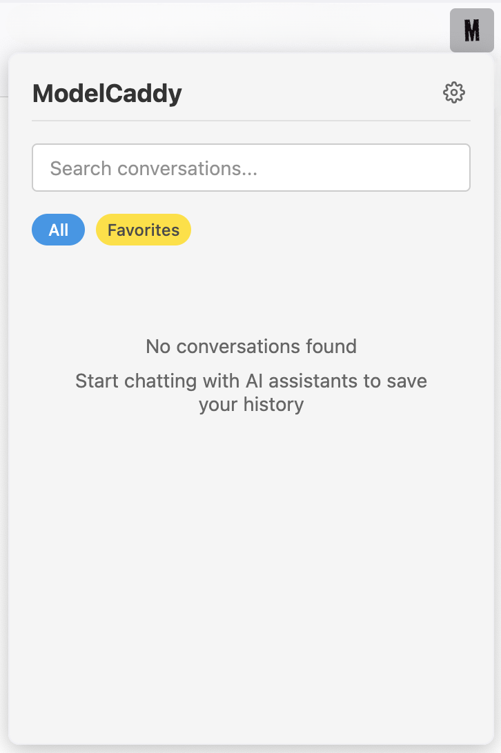 Modelcaddy - Organize Your AI Conversations
